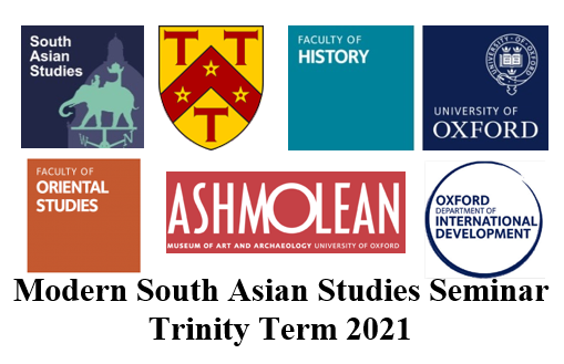 Modern South Asian Studies seminar programme for Trinity term 2021 ...